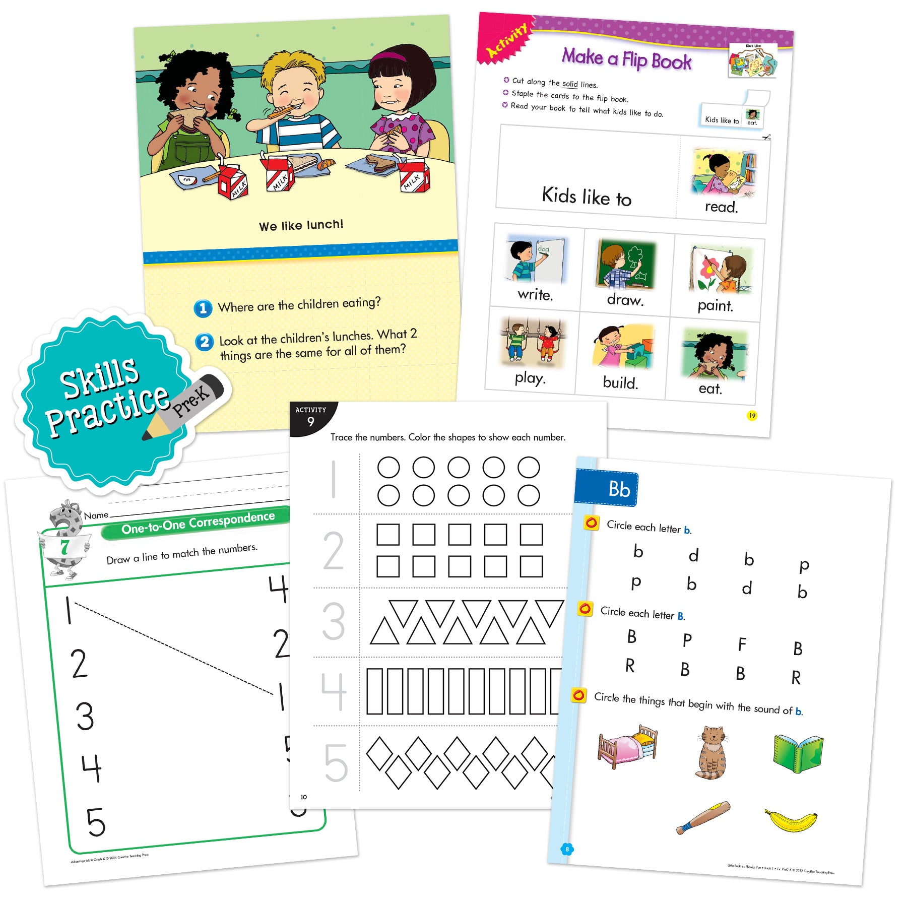 PreK Skills Practice Bundle 1 – Creative Teaching Press
