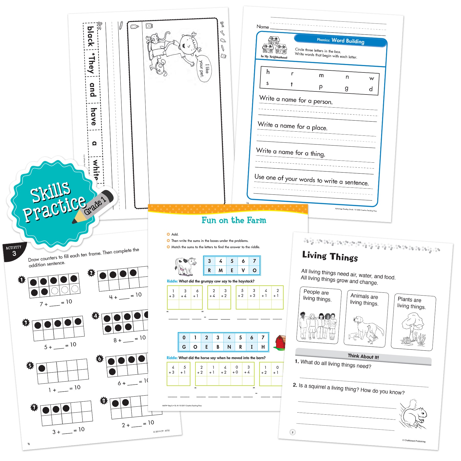 Grade 1 Skills Practice Bundle 1 – Creative Teaching Press