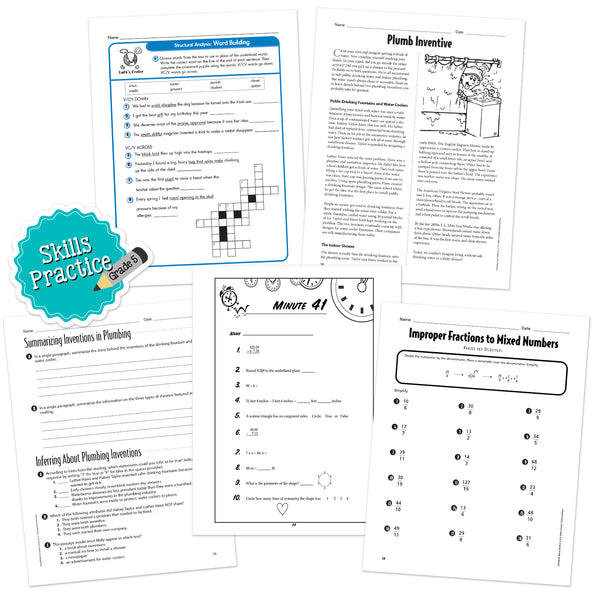Grade 5 Skills Practice Bundle 3 – Creative Teaching Press