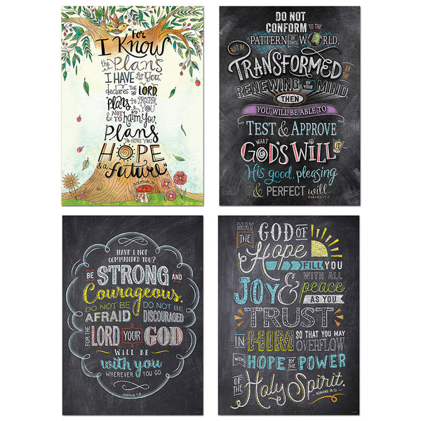 Bible Verses 4-Poster Convenience Pack – Creative Teaching Press