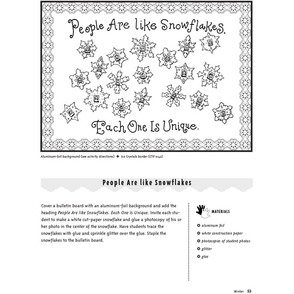 People Are Like Snowflakes Activity – Creative Teaching Press