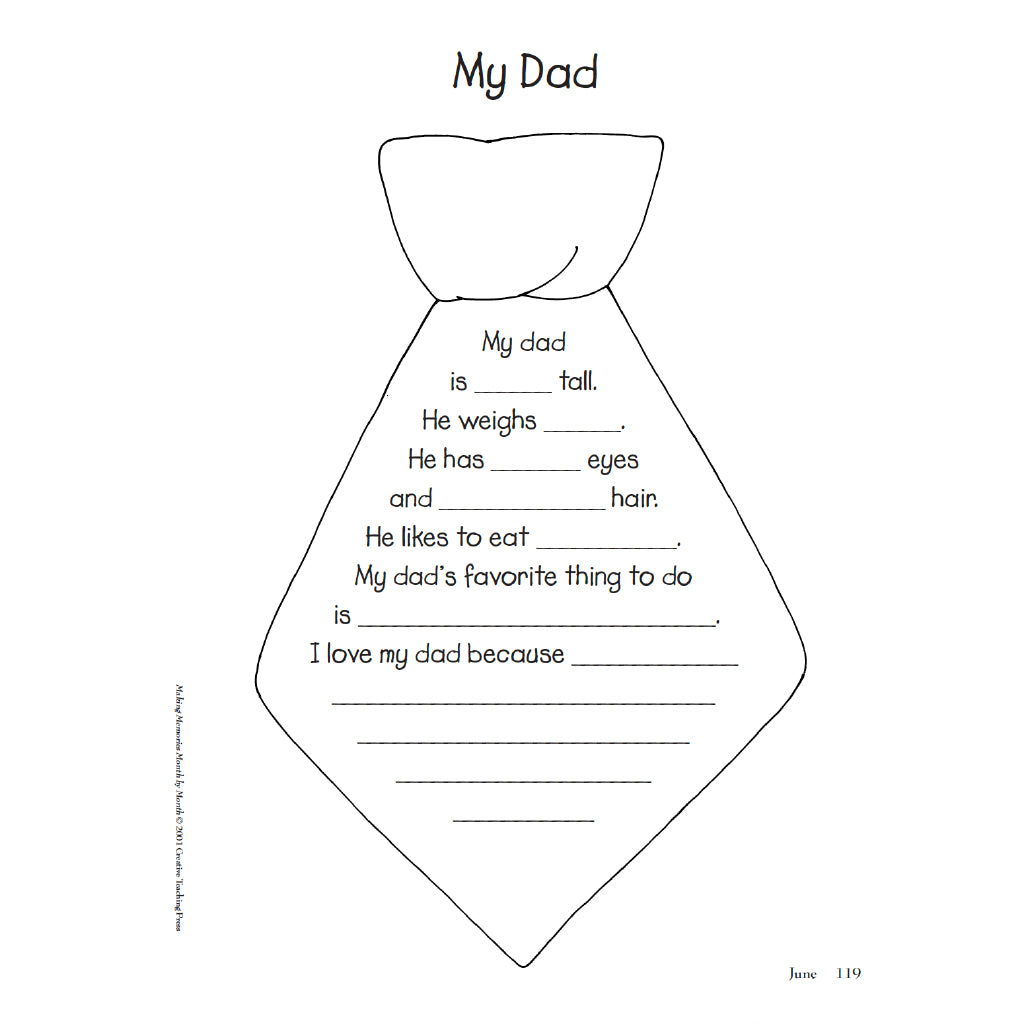 My Dad Activity – Creative Teaching Press