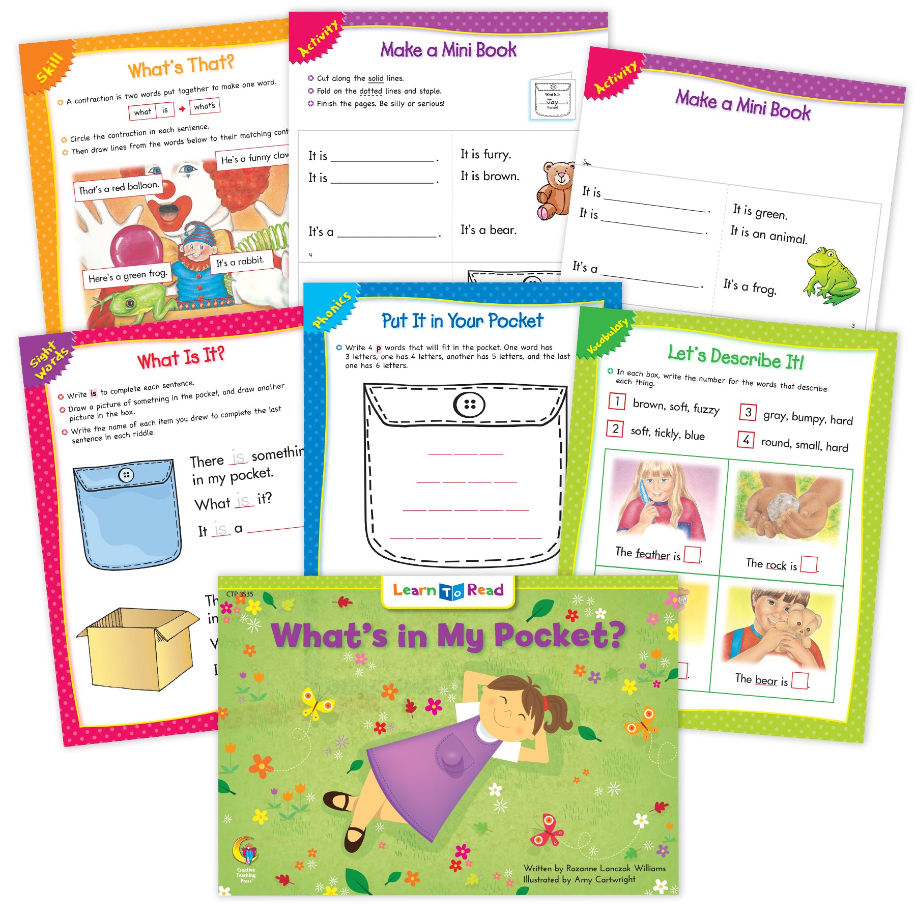 What's In My Pocket? Worksheets – Creative Teaching Press