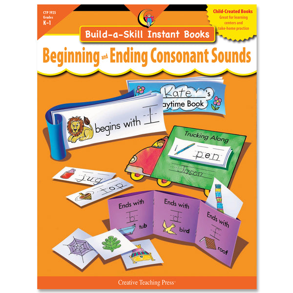 Build-a-Skill Instant Books: Beginning and Ending Consonant Sounds, eB ...
