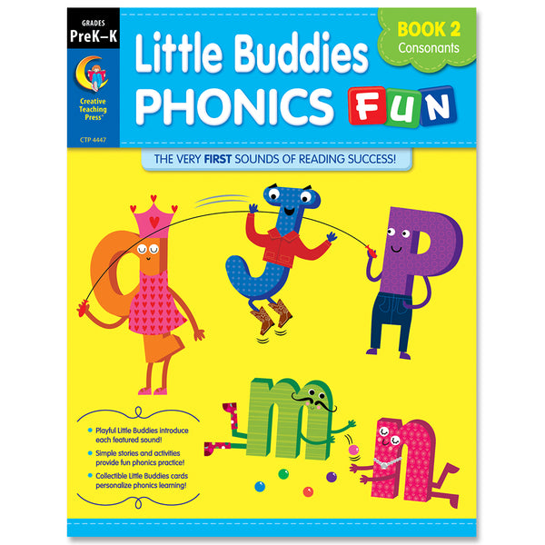 Little Buddies Phonics Fun, Book 2: Consonants, eBook – Creative ...
