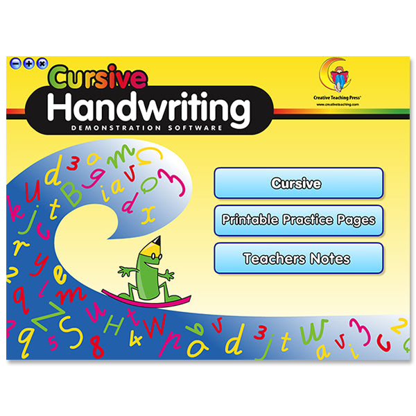 Handwriting Cursive Interactive Learning – Creative Teaching Press