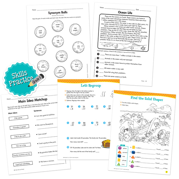 Grade 2 Skills Practice Bundle 3 – Creative Teaching Press
