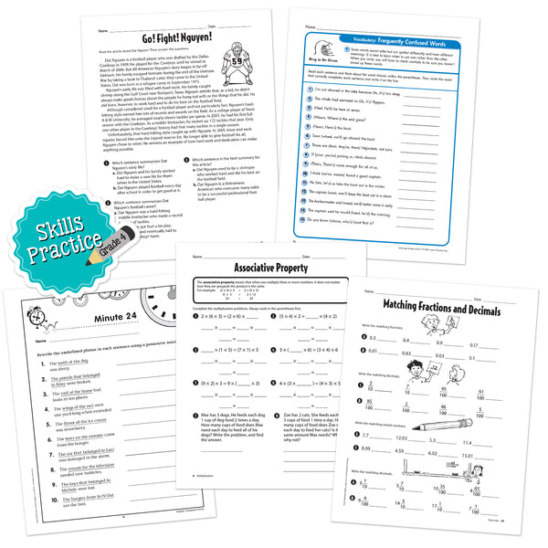 Grade 4 Skills Practice Bundle 3 – Creative Teaching Press