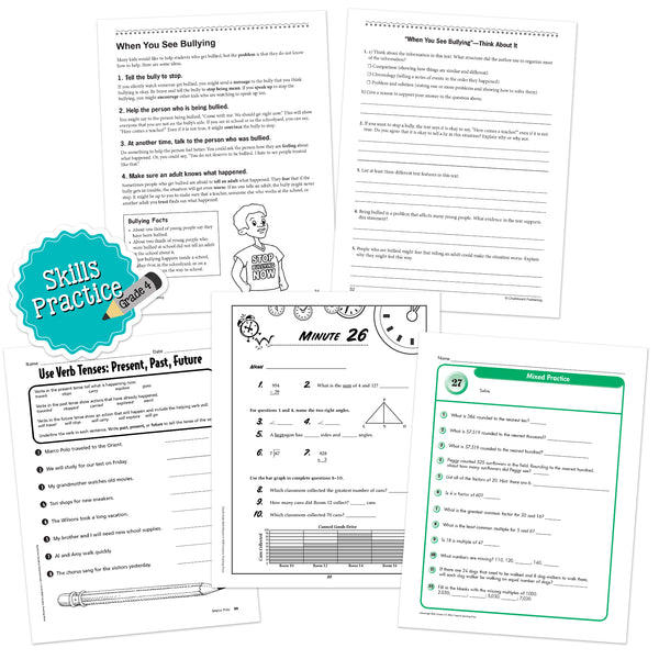 Grade 4 Skills Practice Bundle 7 – Creative Teaching Press