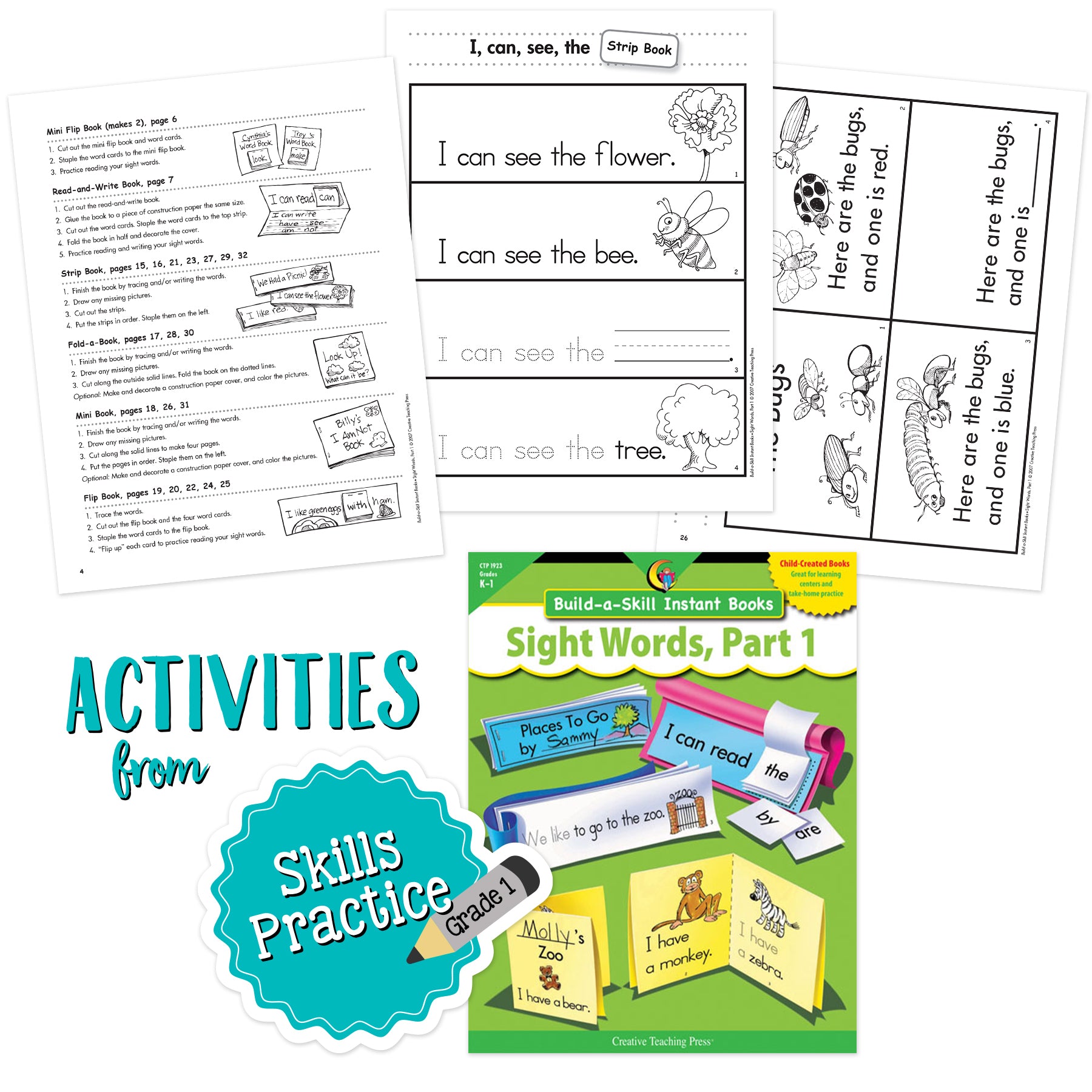 1st Grade Build-a-Skill Sight Words Bundle – Creative Teaching Press