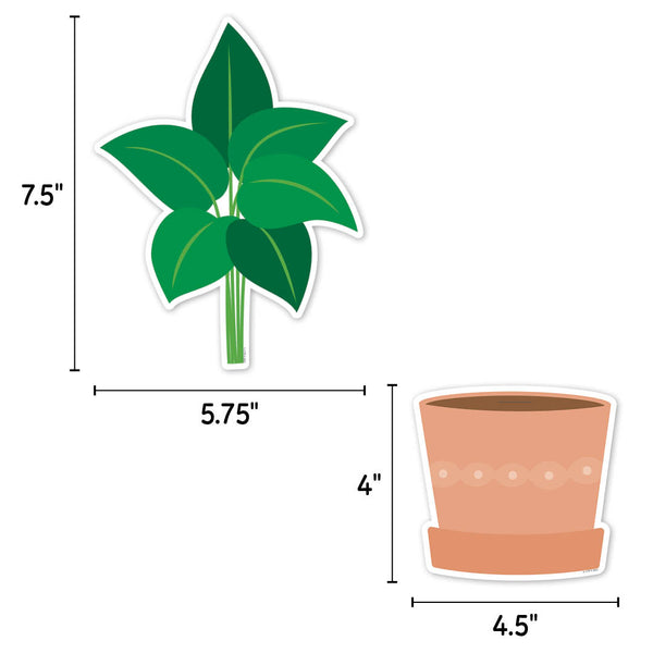 Potted Plants 6" Designer Cut-Outs – Creative Teaching Press