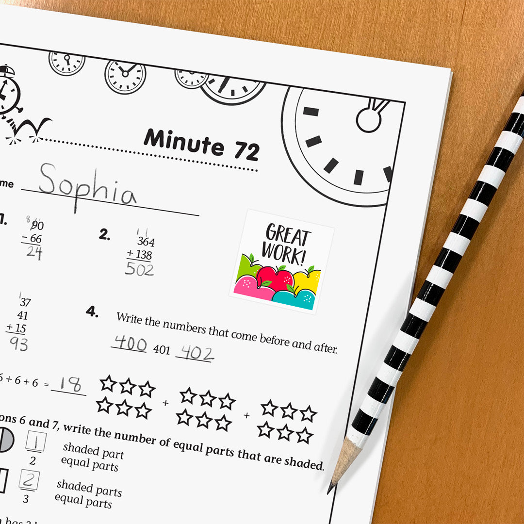 Doodle Apple Rewards Stickers – Creative Teaching Press