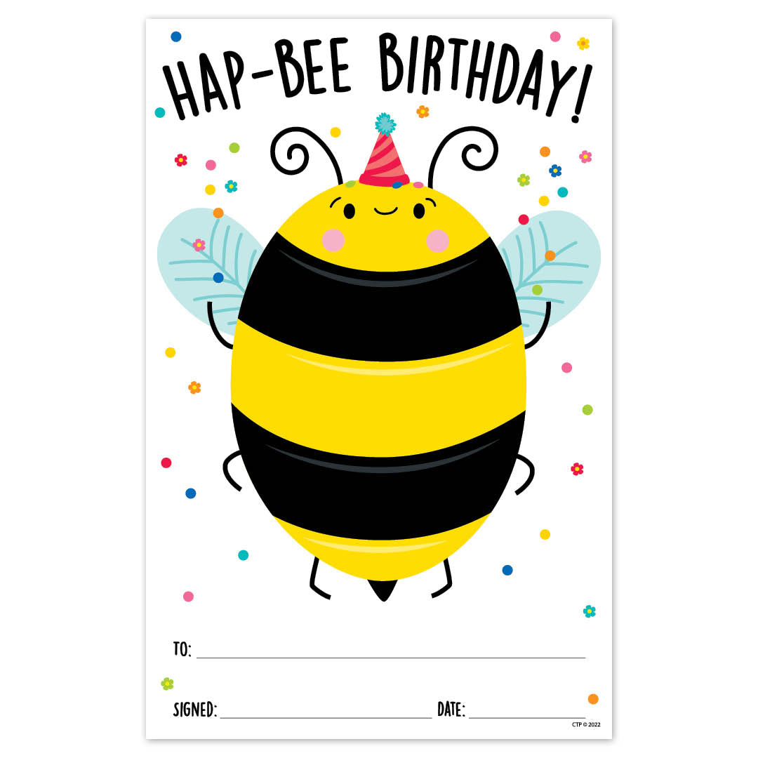 HAP-BEE Birthday Award – Creative Teaching Press