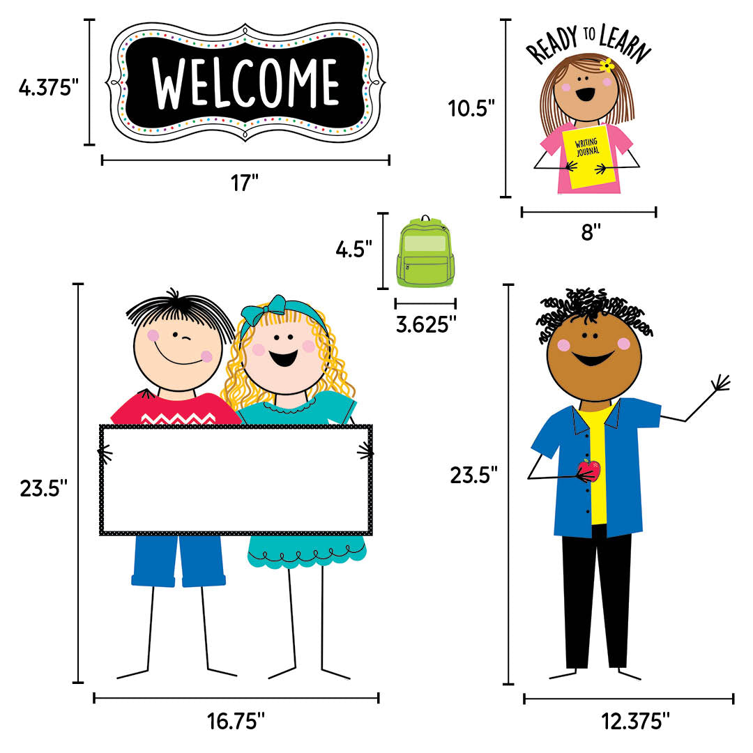 All Are Welcome Bulletin Board Set – Creative Teaching Press