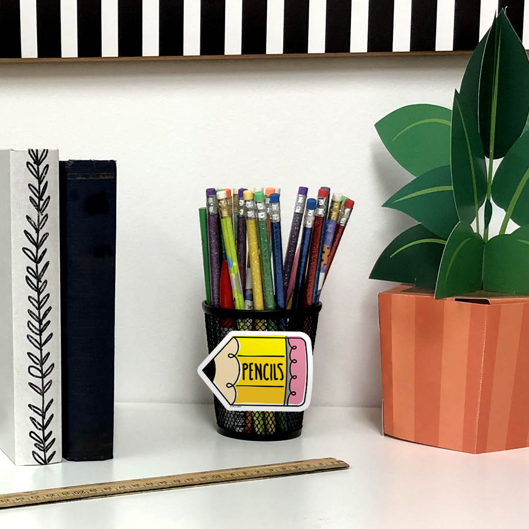 Doodle Pencil 3" Designer Cut-Outs – Creative Teaching Press
