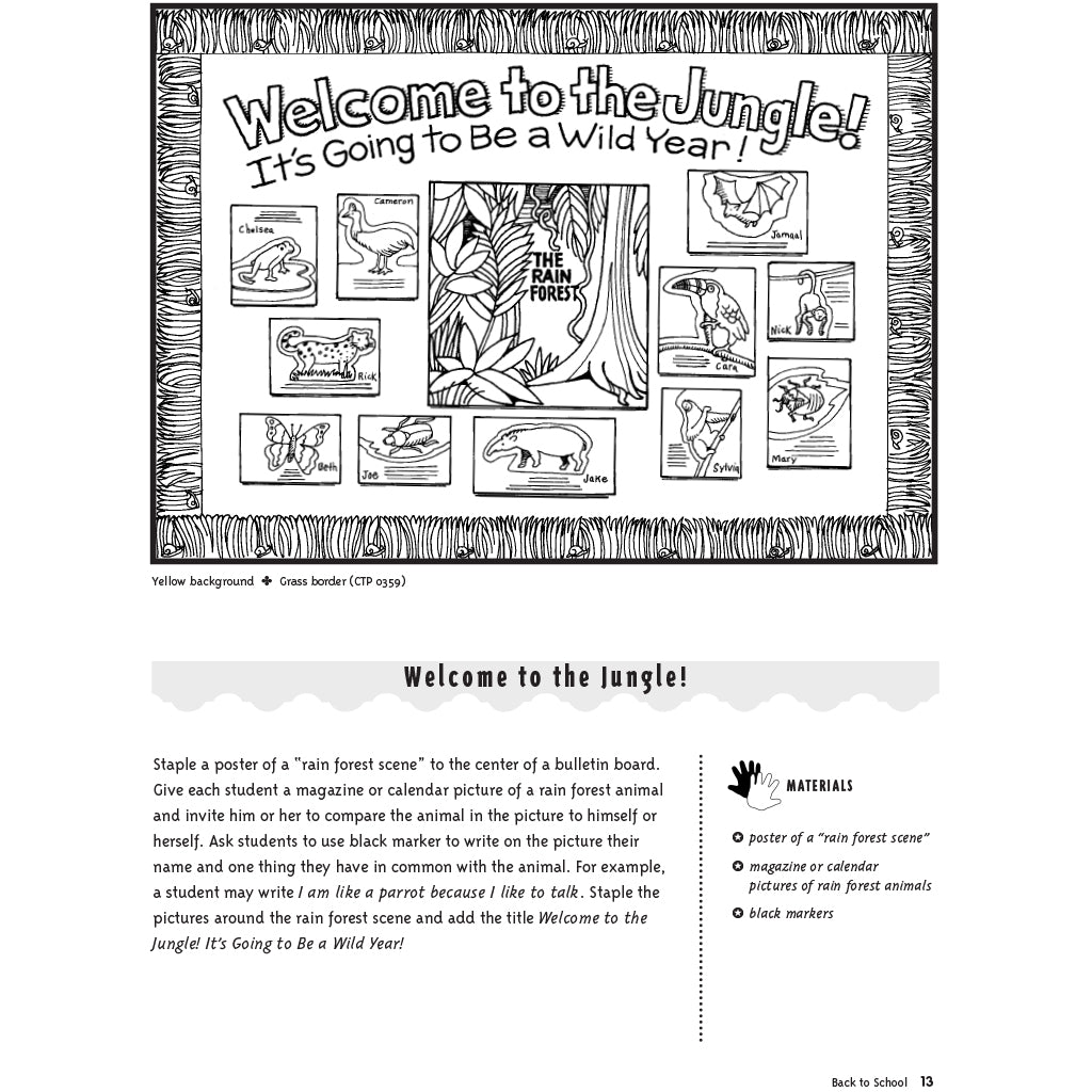 Welcome to the Jungle Activity – Creative Teaching Press