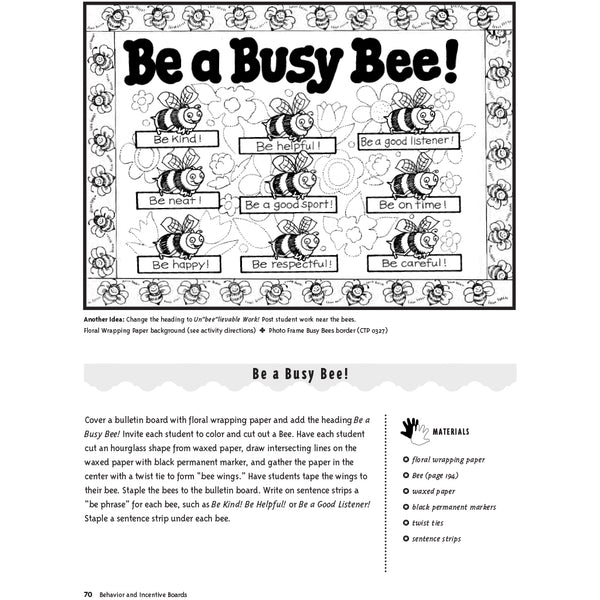 Bee a Busy Bee! Activity – Creative Teaching Press