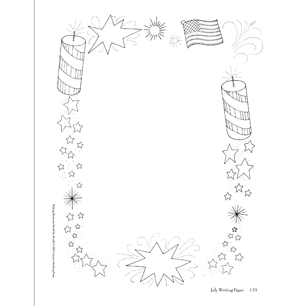 July Writing Paper Activity – Creative Teaching Press