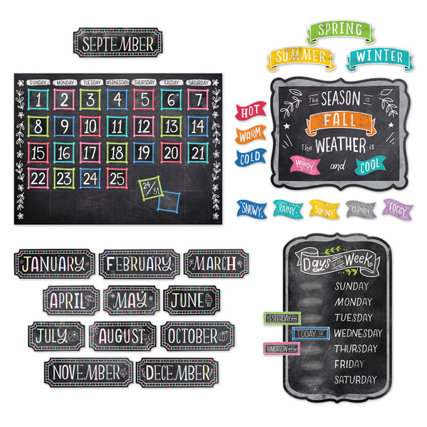 Chalk It Up! Calendar Set Bulletin Board – Creative Teaching Press