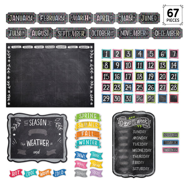 Chalk It Up! Calendar Set Bulletin Board – Creative Teaching Press