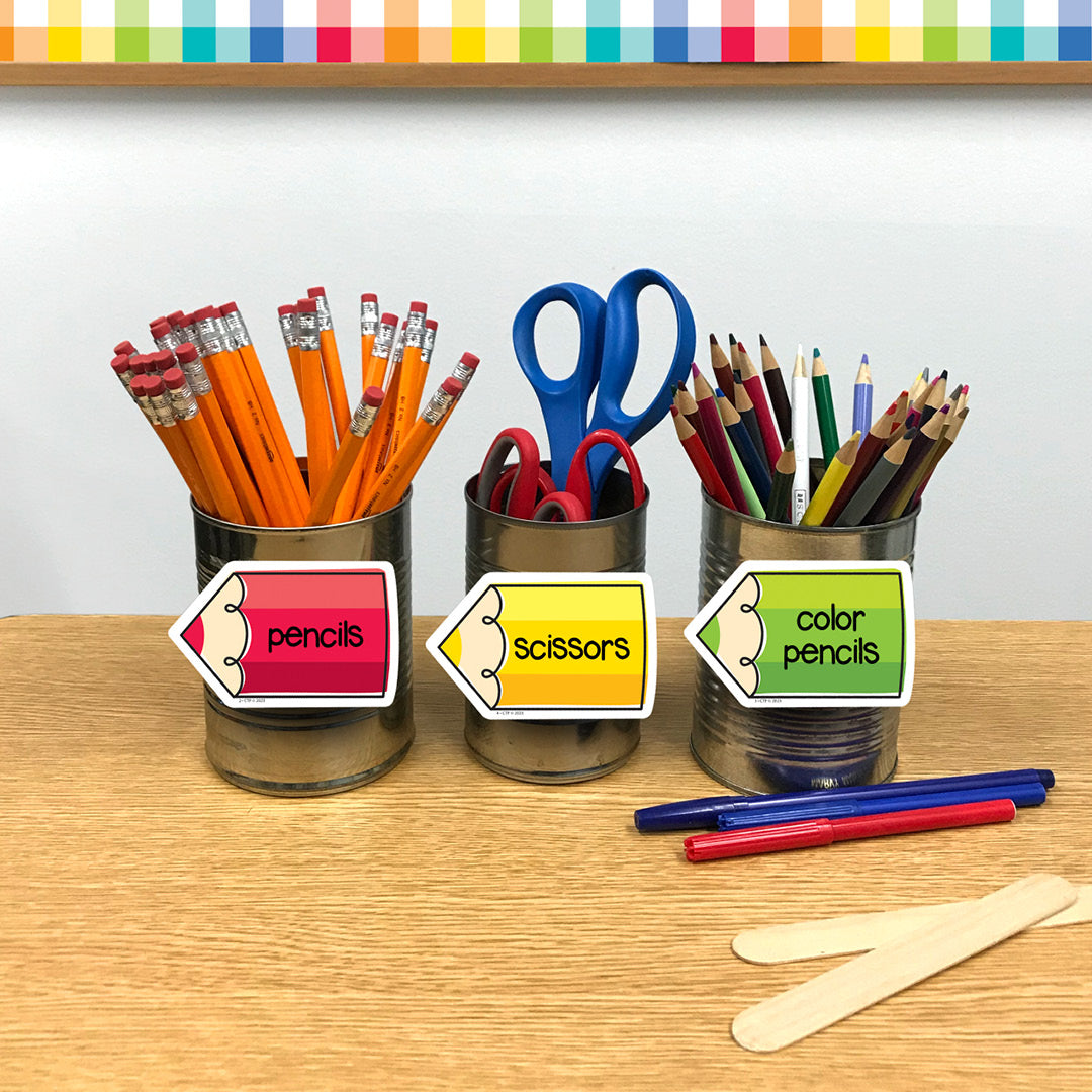Core Decor Colorful Doodle Pencils 3" Designer Cut-Outs – Creative ...