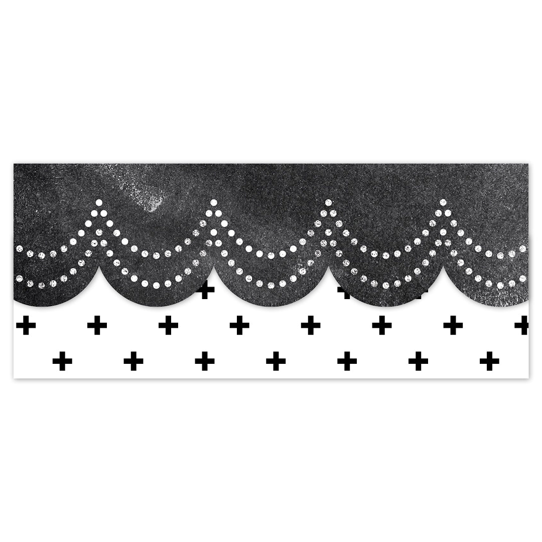 Chalk It Up! Dotted Scallops EZ Border – Creative Teaching Press