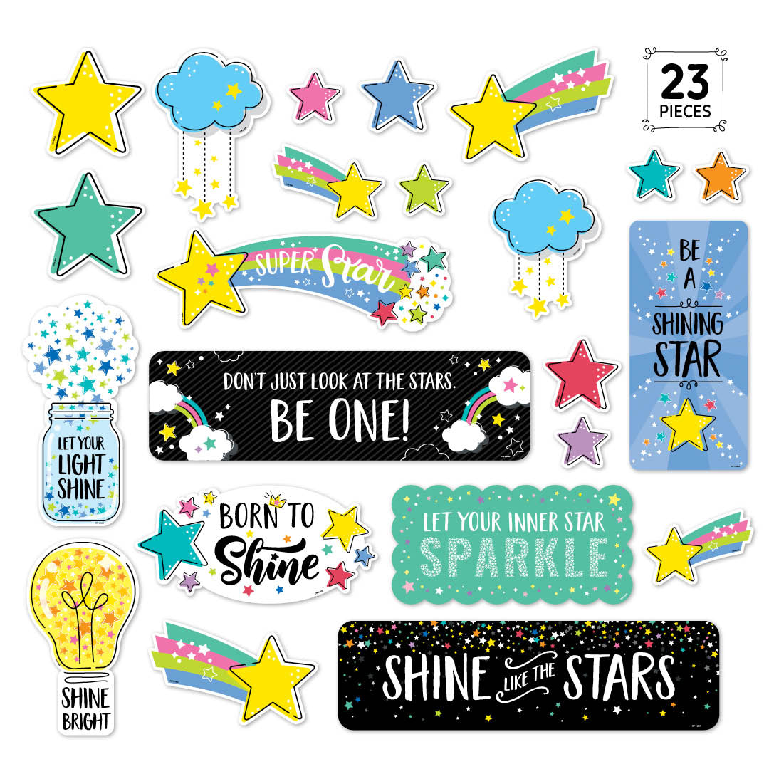 Star Bright Positive Thinking Mini Bulletin Board – Creative Teaching Press