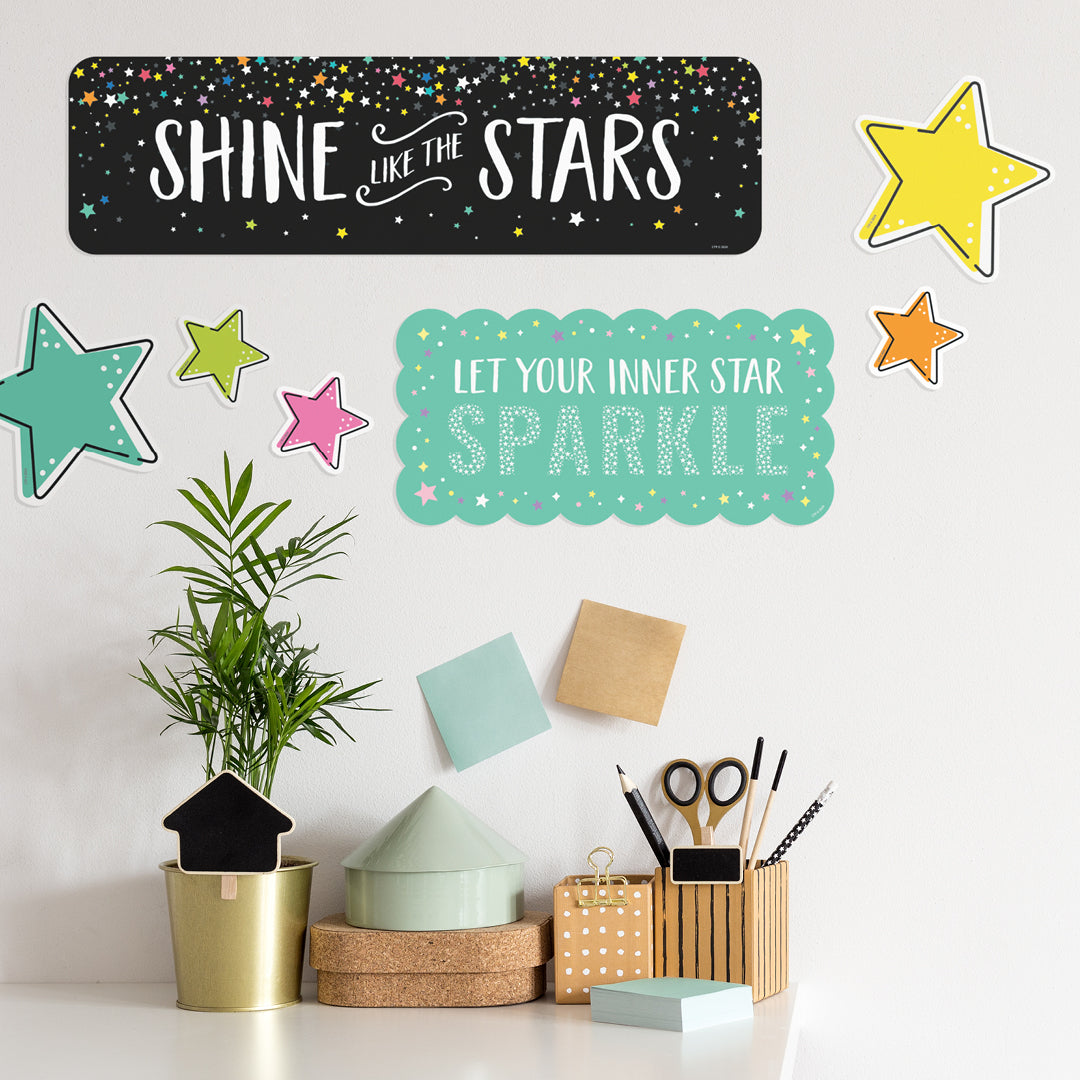 Star Bright Positive Thinking Mini Bulletin Board – Creative Teaching Press