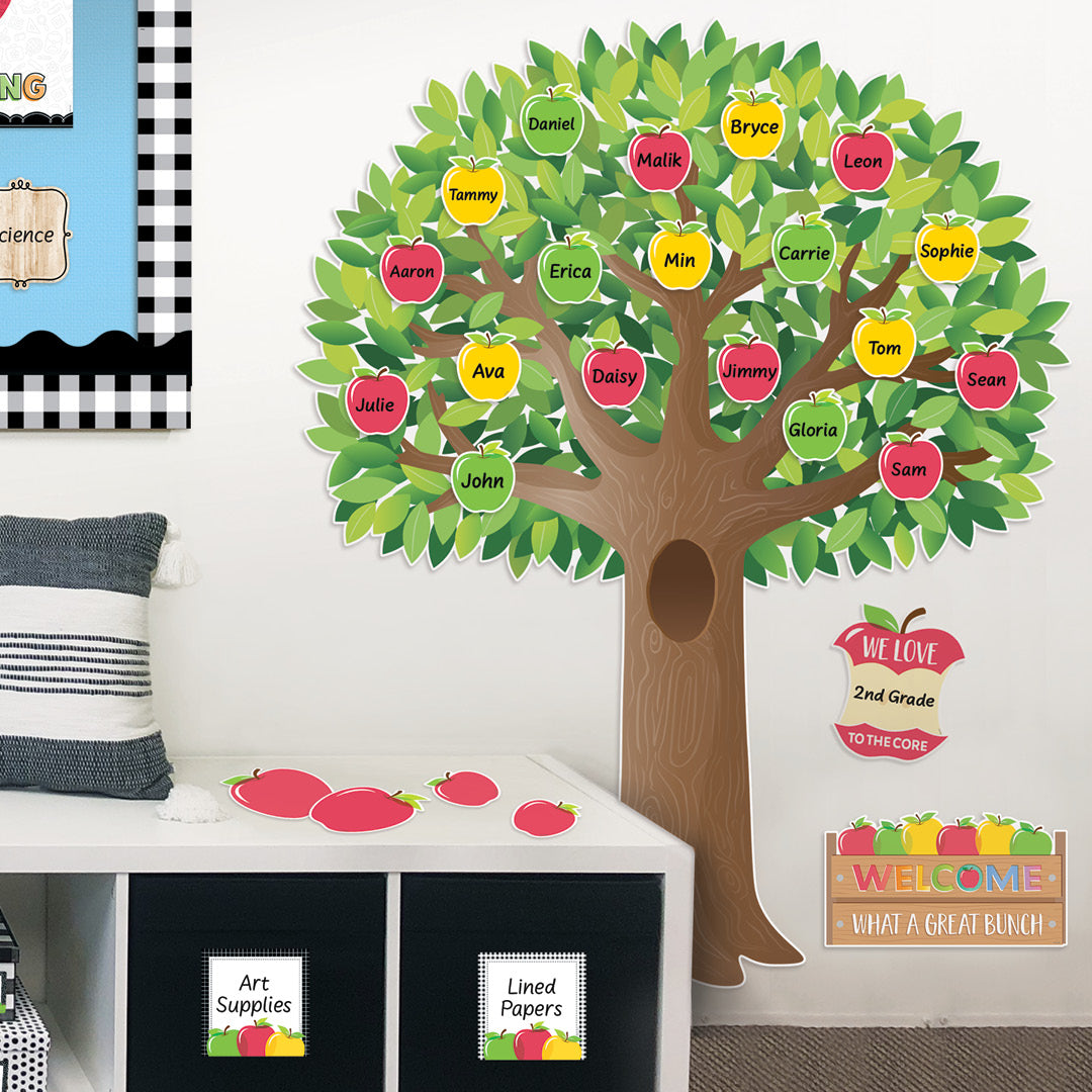 Apple Time Jumbo Tree Bulletin Board – Creative Teaching Press