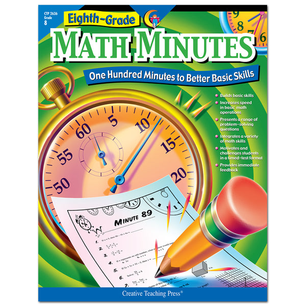 Math Minutes, 8th Grade – Creative Teaching Press