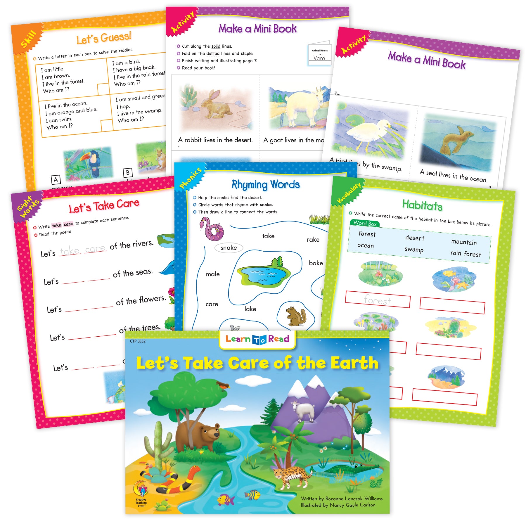 Let'S Take Care Of The Earth Ebook & Worksheets – Creative Teaching Press