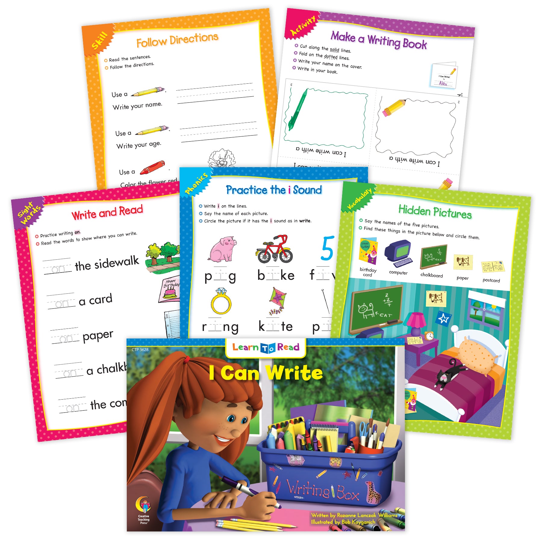 I Can Write Worksheets – Creative Teaching Press