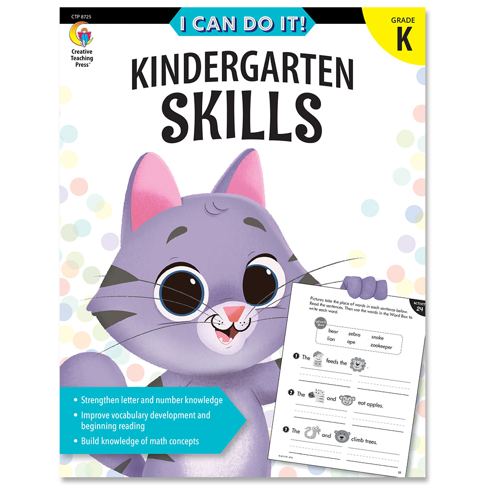 I Can Do It! Kindergarten Skills – Creative Teaching Press
