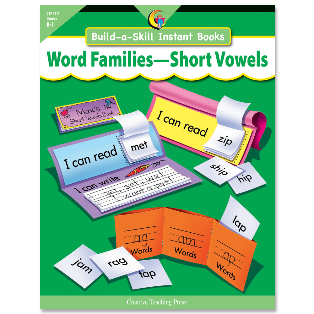 Build-a-Skill Instant Books: Word Families—Short Vowels, eBook ...