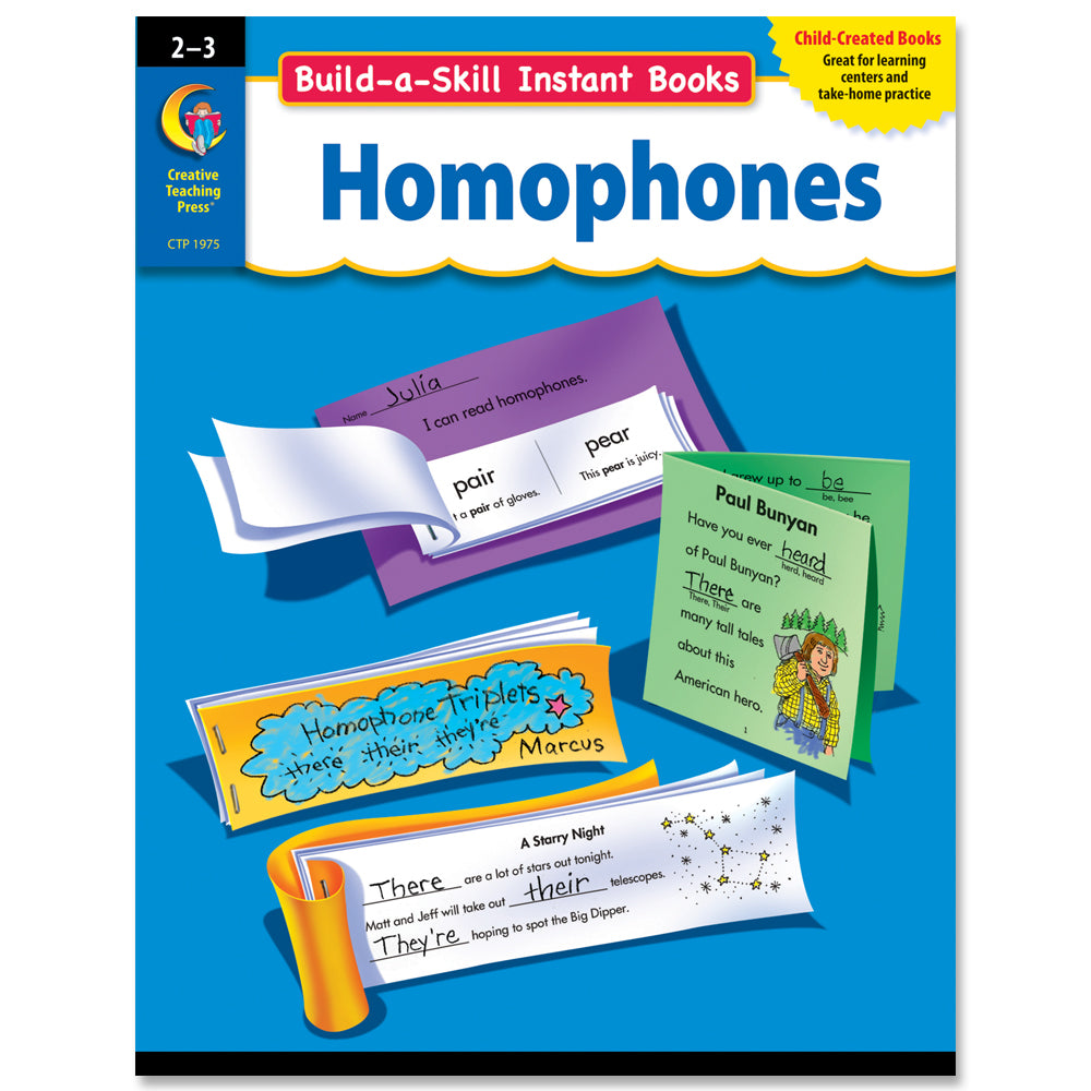 Build-a-Skill Instant Books: Homophones, Gr. 2–3, eBook – Creative ...