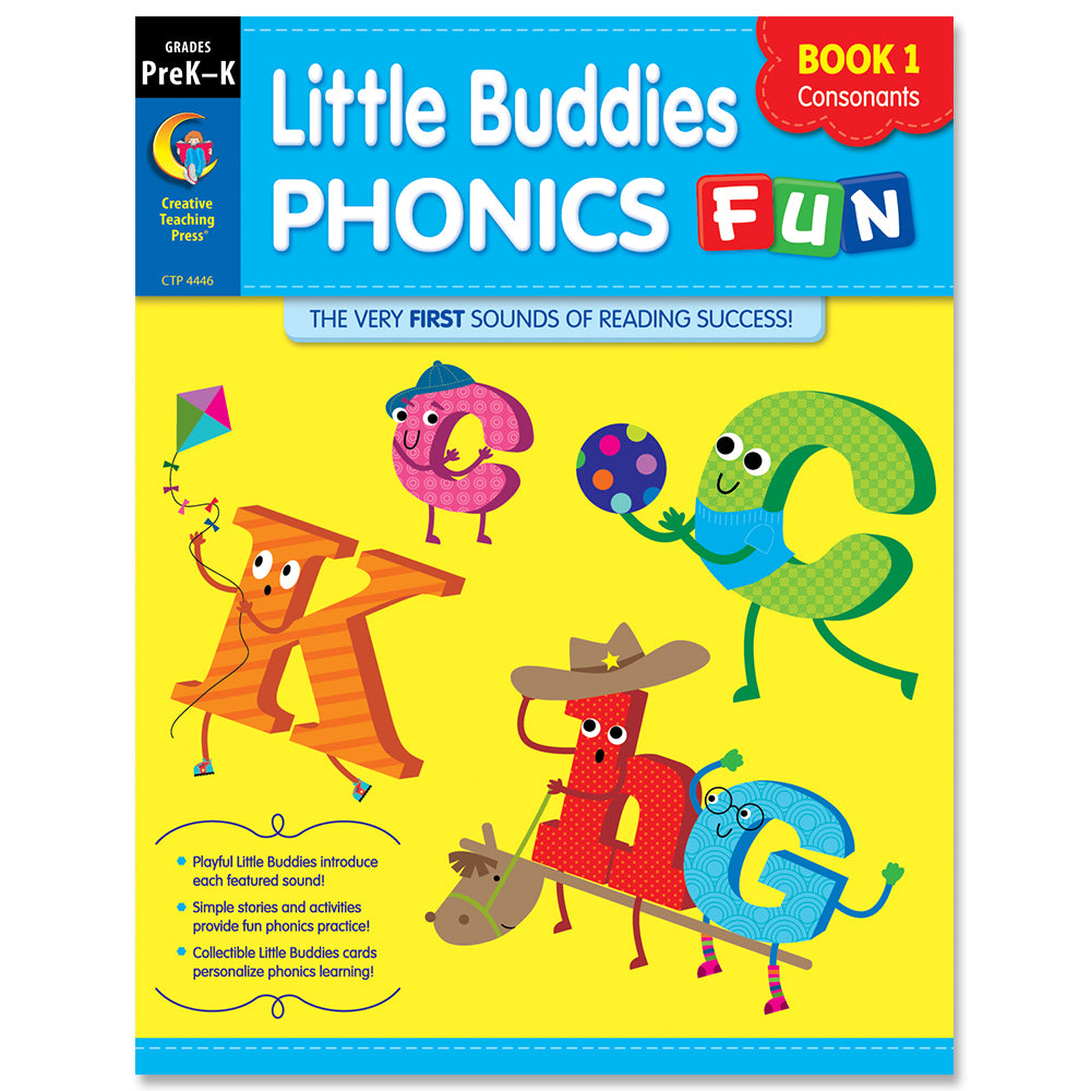Little Buddies Phonics Fun, Book 1: Consonants, eBook – Creative ...