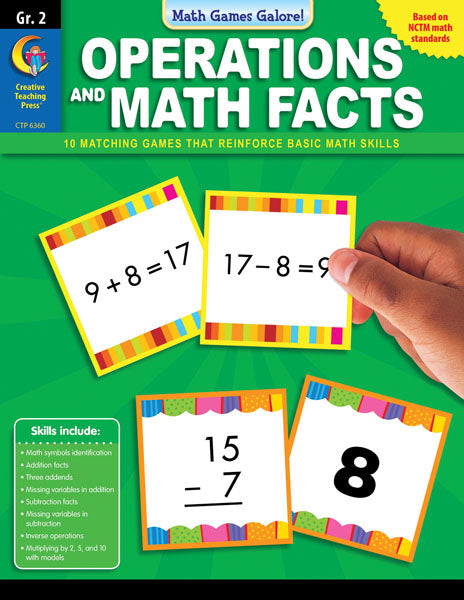 Math Games Galore: Operations and Math Facts, Gr. 2, eBook – Creative ...