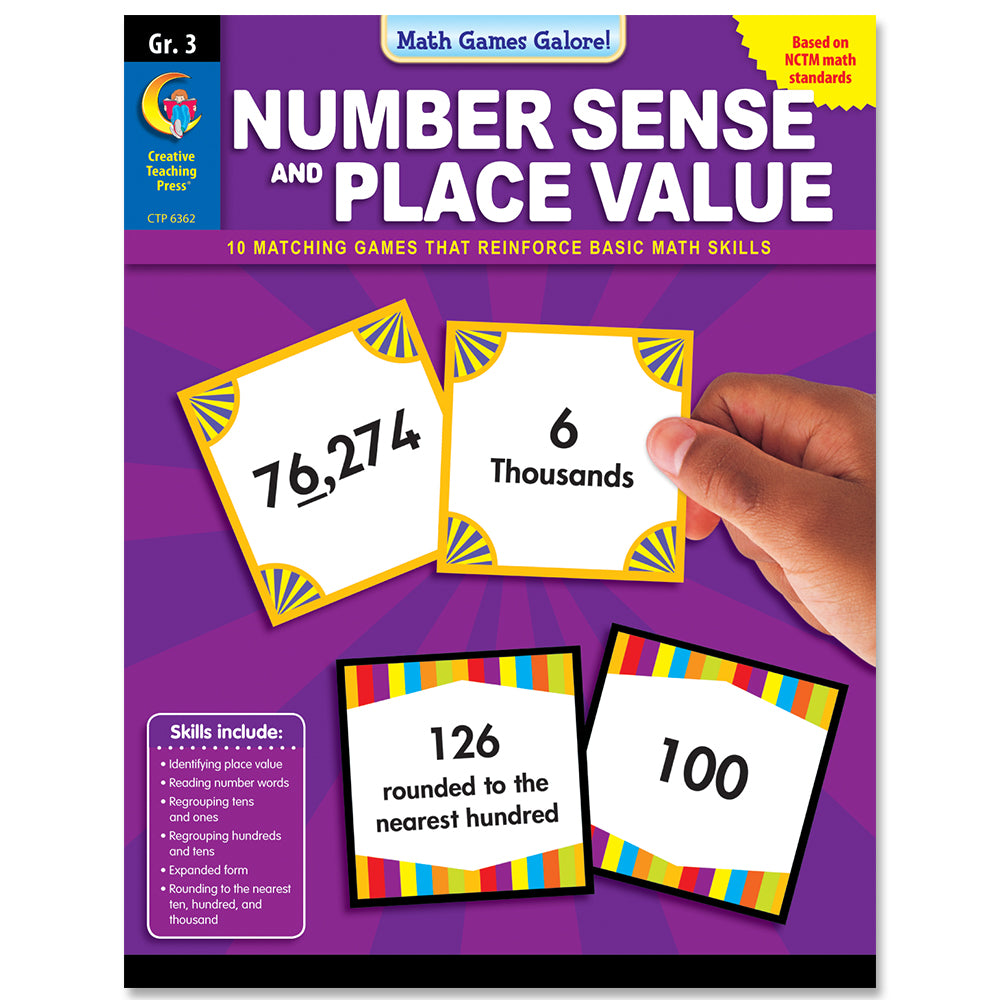 Math Games Galore: Number Sense and Place Value, Gr. 3, eBook ...