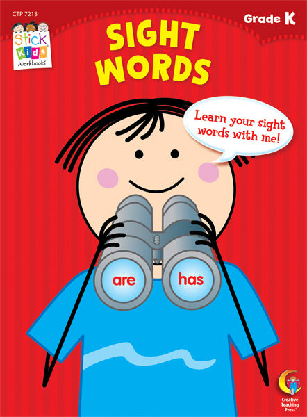 Sight Words Stick Kids Workbook, Grade K eBook – Creative Teaching Press
