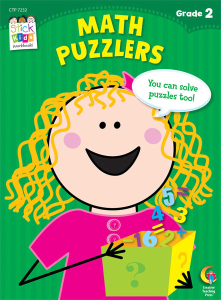 Math Puzzlers Stick Kids Workbook, Grade 2 eBook – Creative Teaching Press