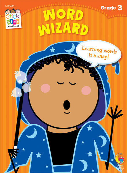 Word Wizard Stick Kids Workbook, Grade 3 eBook – Creative Teaching Press
