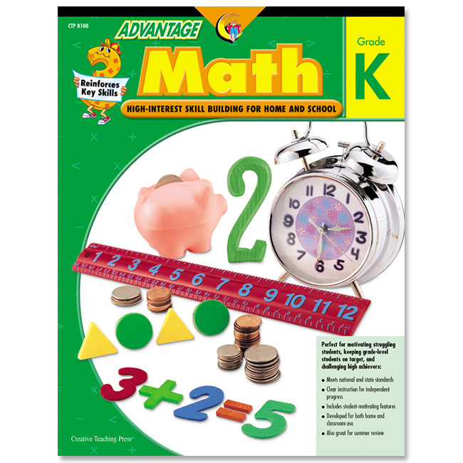 Advantage Math, Gr. K, eBook – Creative Teaching Press