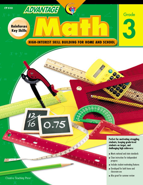 Advantage Math, Gr. 3, Open eBook – Creative Teaching Press