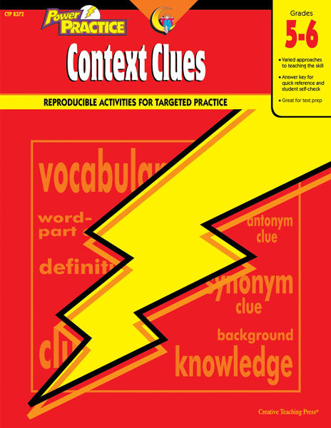Power Practice: Context Clues, Gr. 5-6, Open eBook – Creative Teaching ...