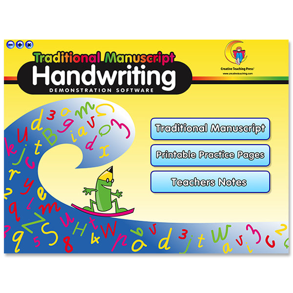 Handwriting Traditional Manuscript Interactive Learning – Creative ...